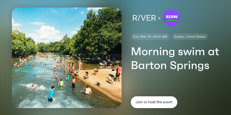 Morning swim at Barton Springs
