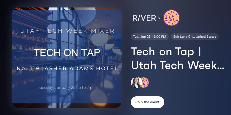 Tech on Tap | Utah Tech Week Mixer at Asher Adams