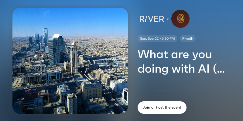 What are you doing with AI (Lightning Talks) - Riyadh, Saudi Arabia