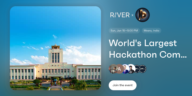 World's Largest Hackathon Comes to BIT Mesra, India