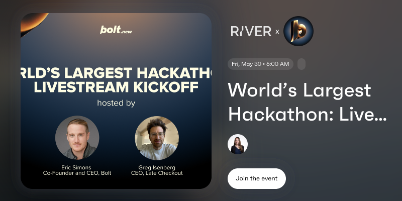 World’s Largest Hackathon: Livestream Kickoff (virtual)
